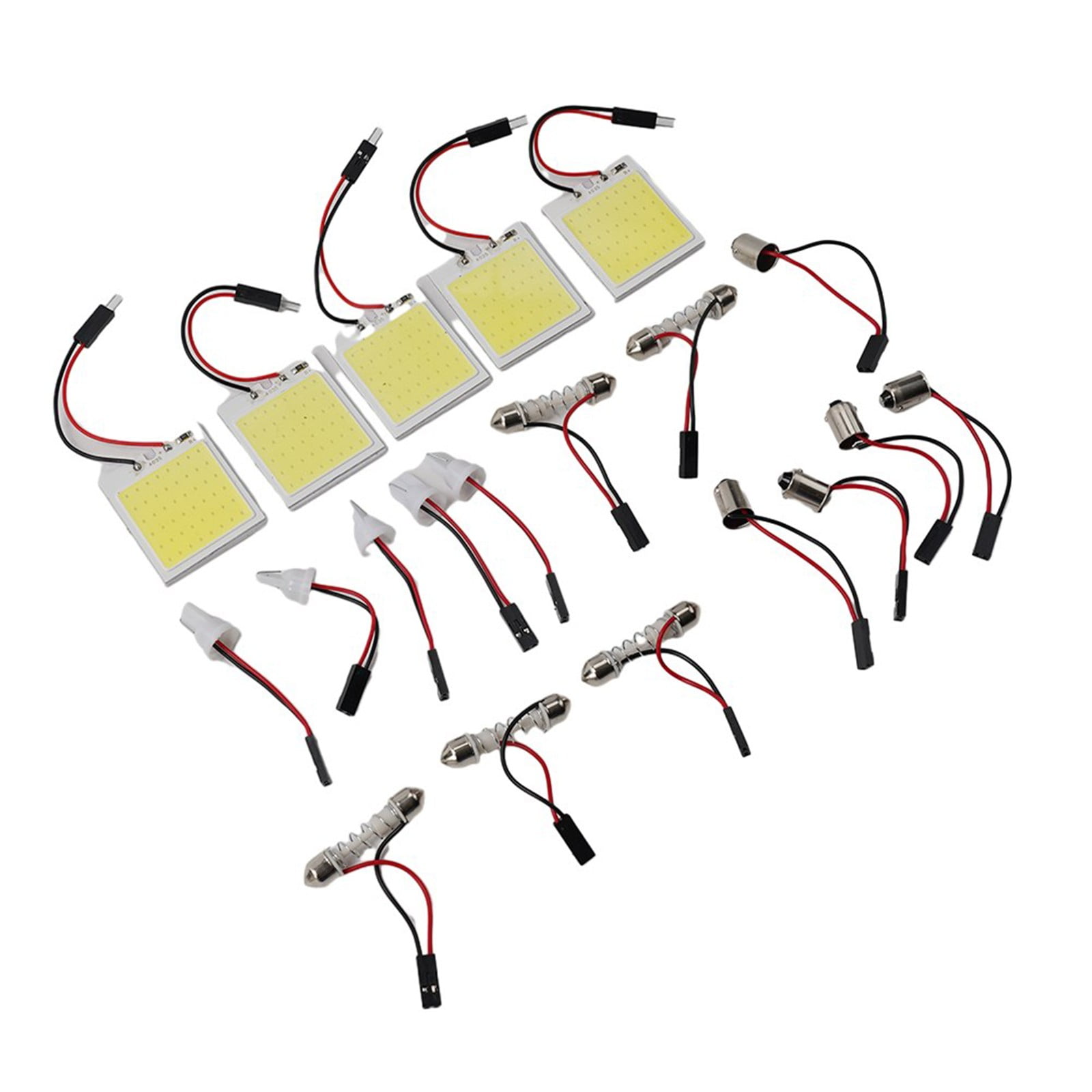 5Pcs 48 for Smd Cob Led 12V White Light Car Interior Panel Lights Dome ...