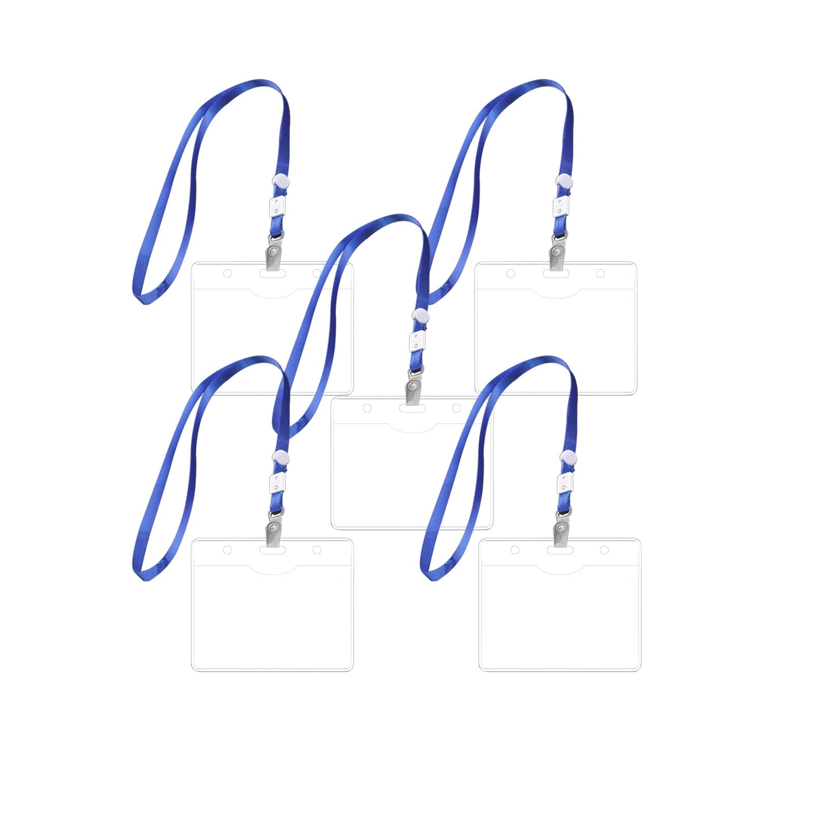 5Pcs 4X3 Inch Horizontal Soft Chest Card Holder (Including Rope) 3/5/10 ...