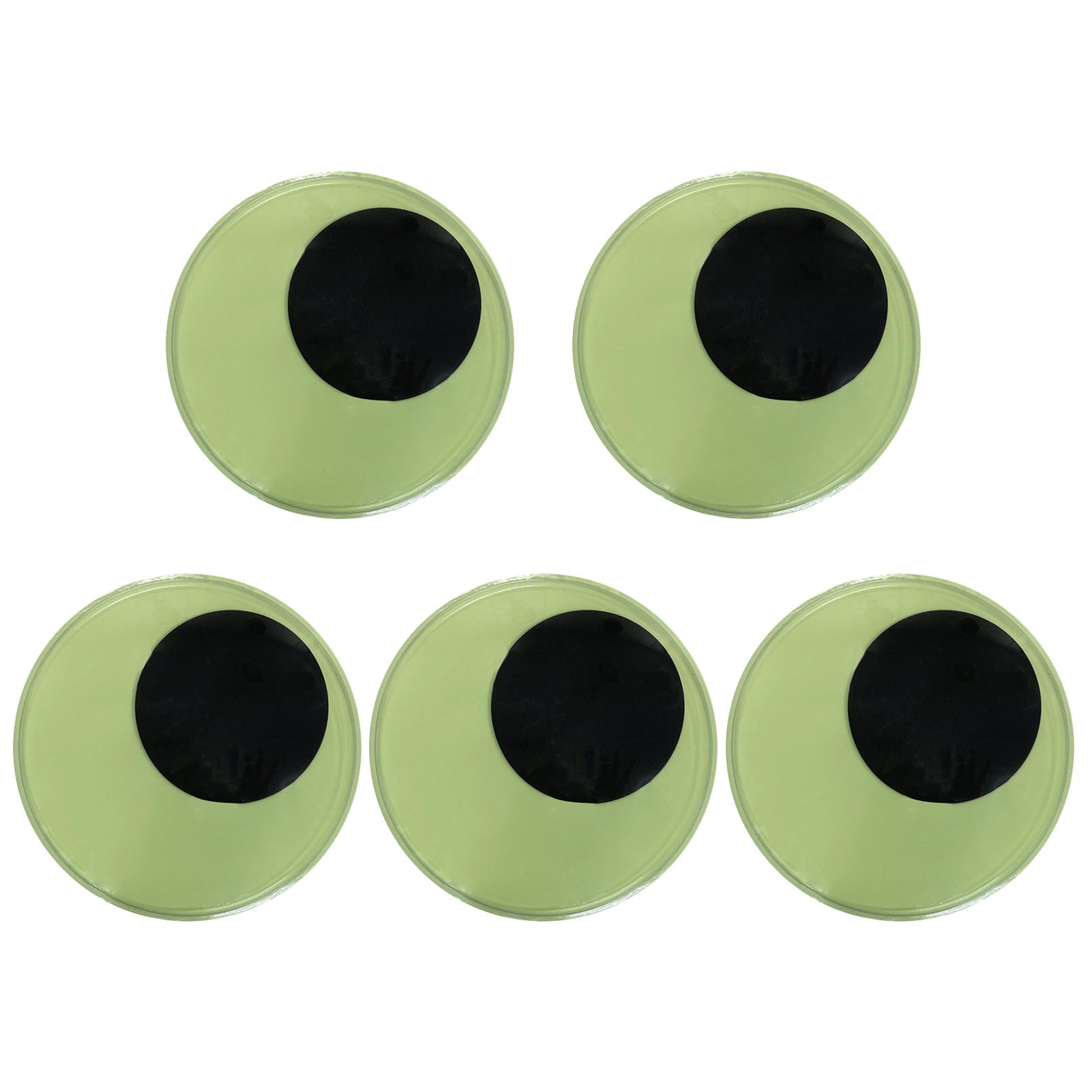 5Pcs 5/10/15CM Googly Wiggle Eyes Self Adhesive Glow-in-the-dark Multi ...