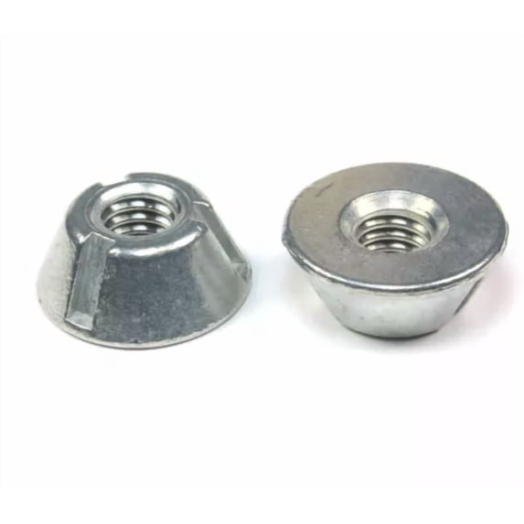 5Pcs 5/16 Tri-Groove Tamper Proof Security Nuts Zamak5 Zinc Anti-Theft ...