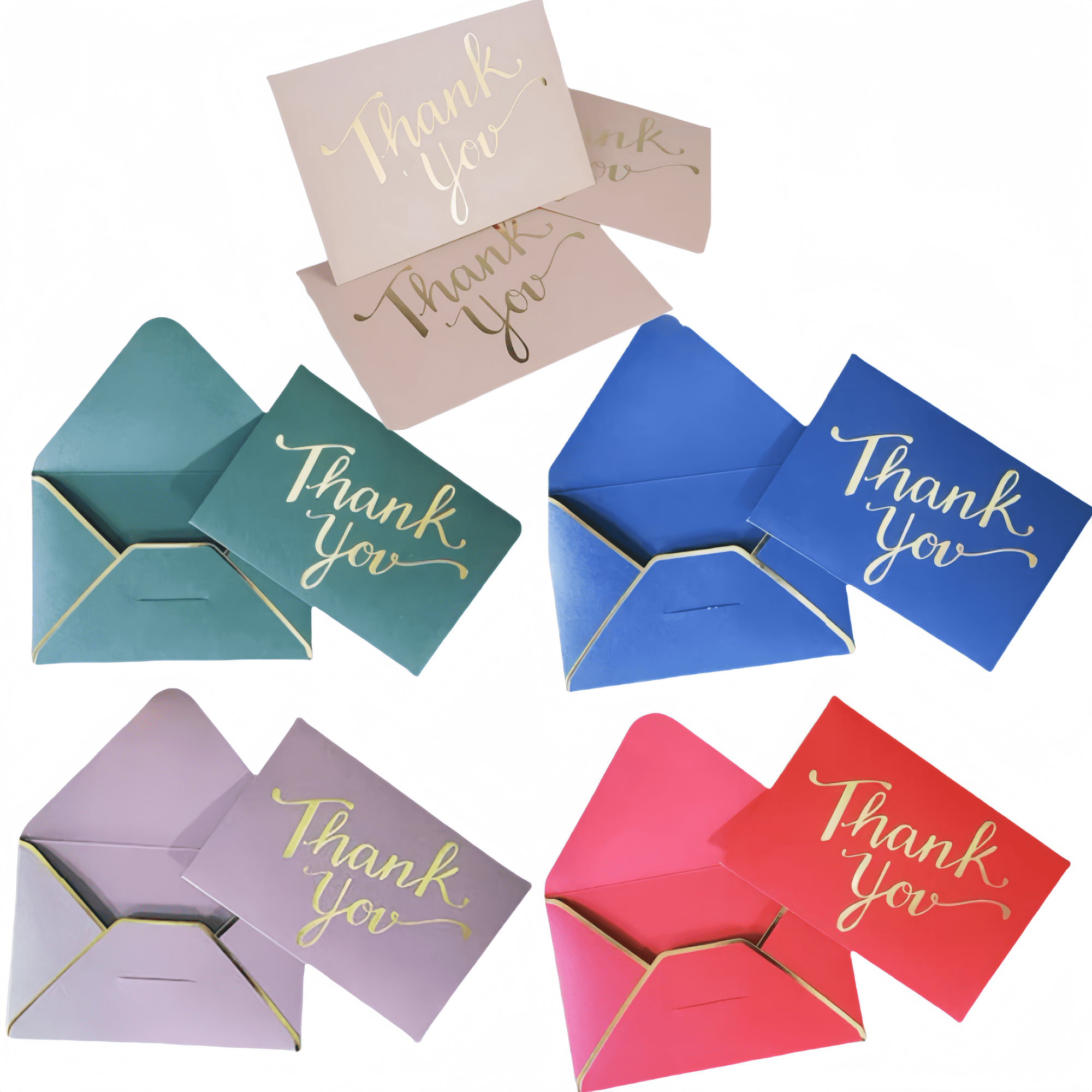 5Pcs 5.2x7.7 Inch Colorful Heavyweight Pearlescent Paper with Gold Foil ...