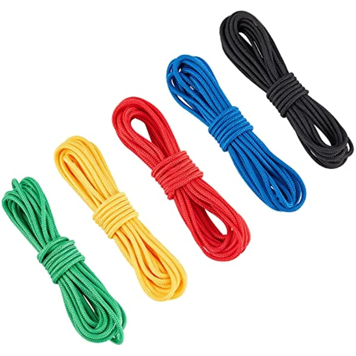 5pcs 5 Colors Total 49 21 Ft Long Pp Rope Archery D Loop Rope Archery Bowstring Serving Thread D