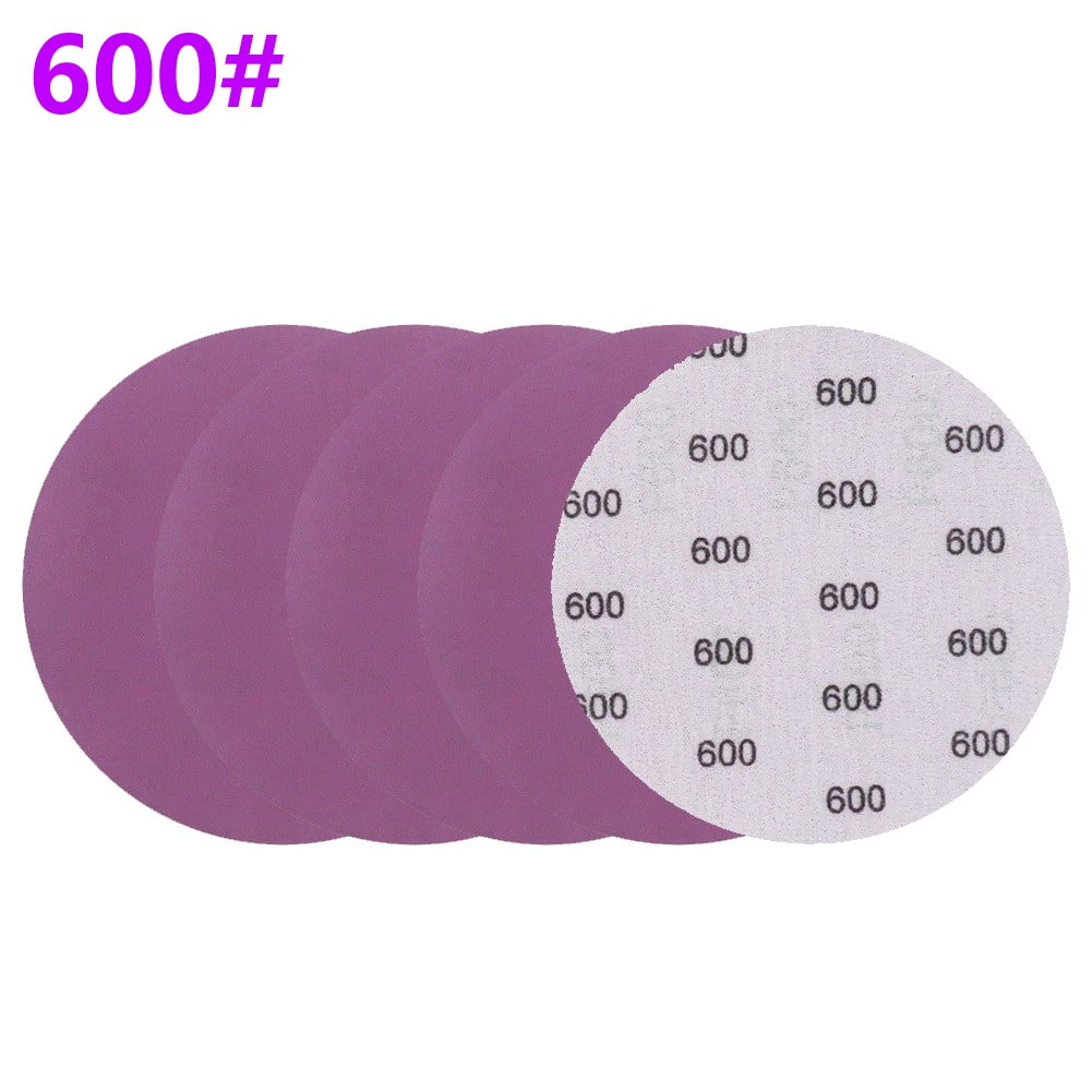 5Pcs 5 Inch Sanding Discs 60-1000 Grit Sandpaper Orbital Sander Paper ...