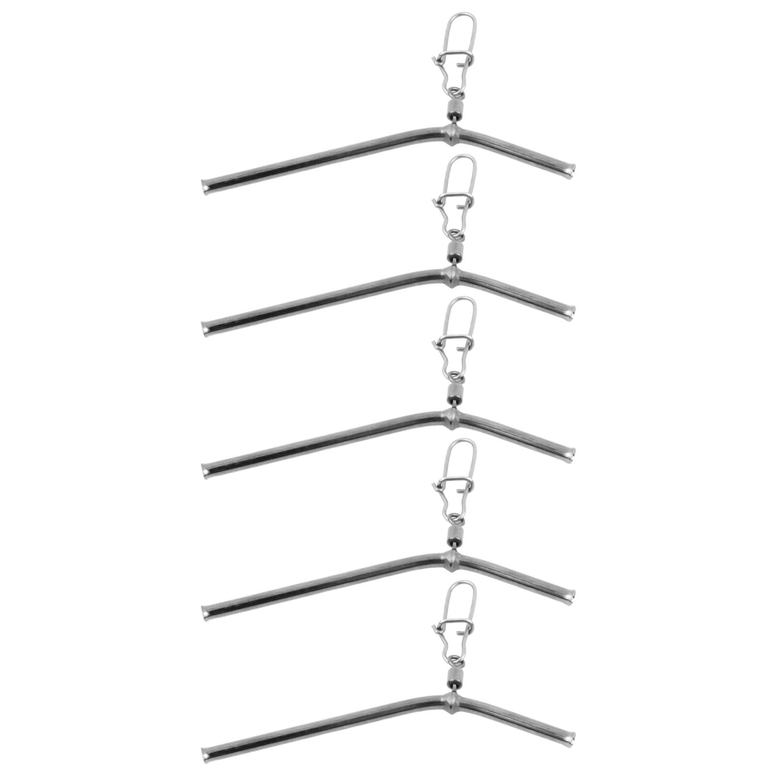 5Pcs 50/70/90Mm Small Style-Brass Tube Fishing Tackle Anti-Tangle ...