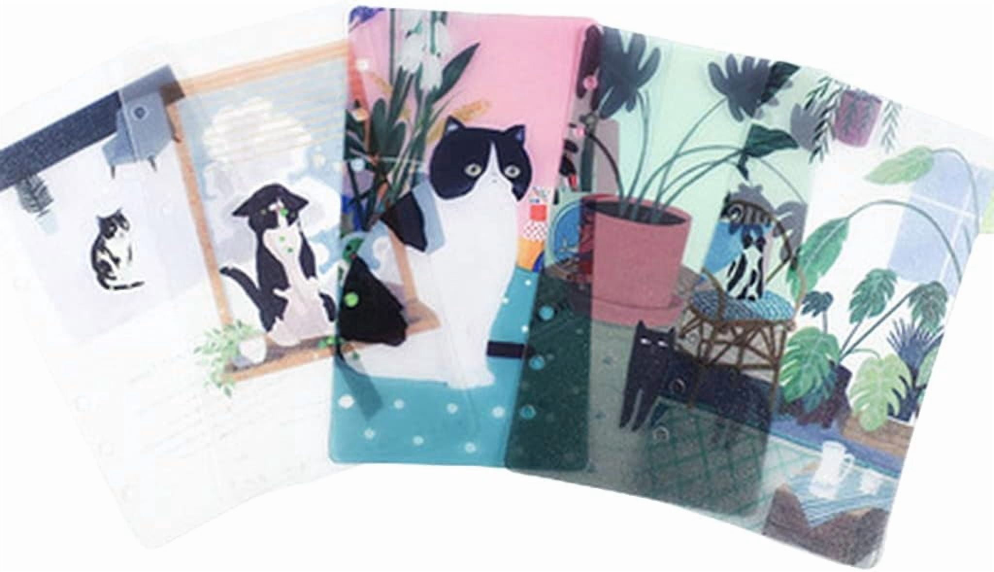 5Pcs 6-Ring Binder Divider / 6-Hole Divider Tabs Binder Divider for ...