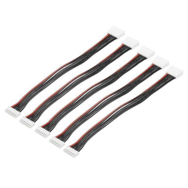 5Pcs 6S Balance Charger Cable 200mm 22AWG Lipo Balance Wire Connector ...