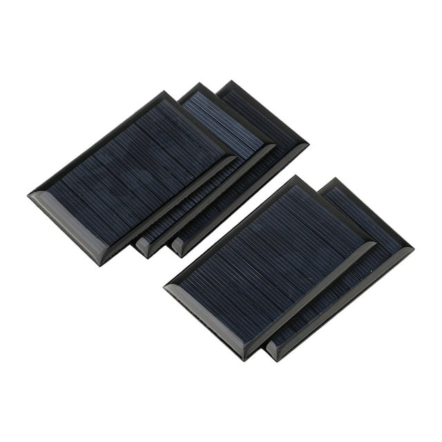 5Pcs 6V 70mA Poly Mini Solar Cell Panel Module DIY For Charging Devices ...