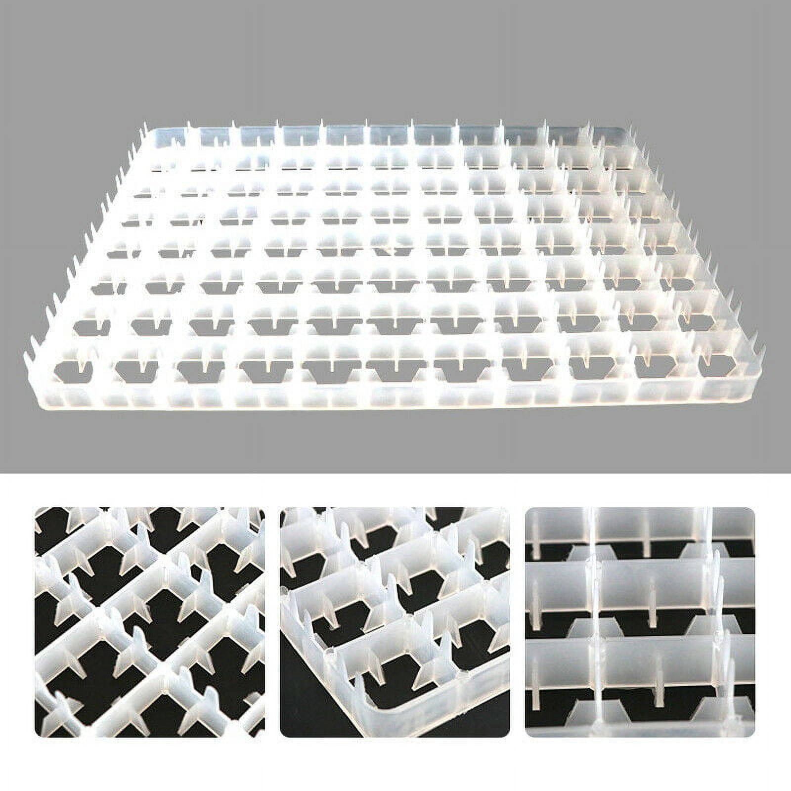 5Pcs 88 Eggs Incubator Tray Egg Hatcher Storage Container for Home Farm ...