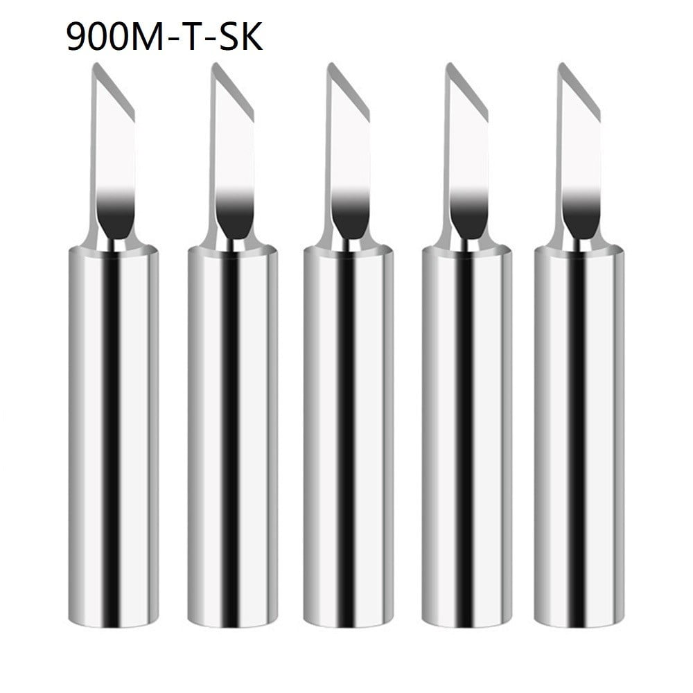 5pcs 900M-T Copper Soldering iron tips-free welding solder tools 900M-T-SK - Walmart.com