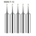5Pcs 900M-T Copper Soldering Iron Tips -Free Welding Solder Tools 900M-T-1C Smile Home - Walmart.com