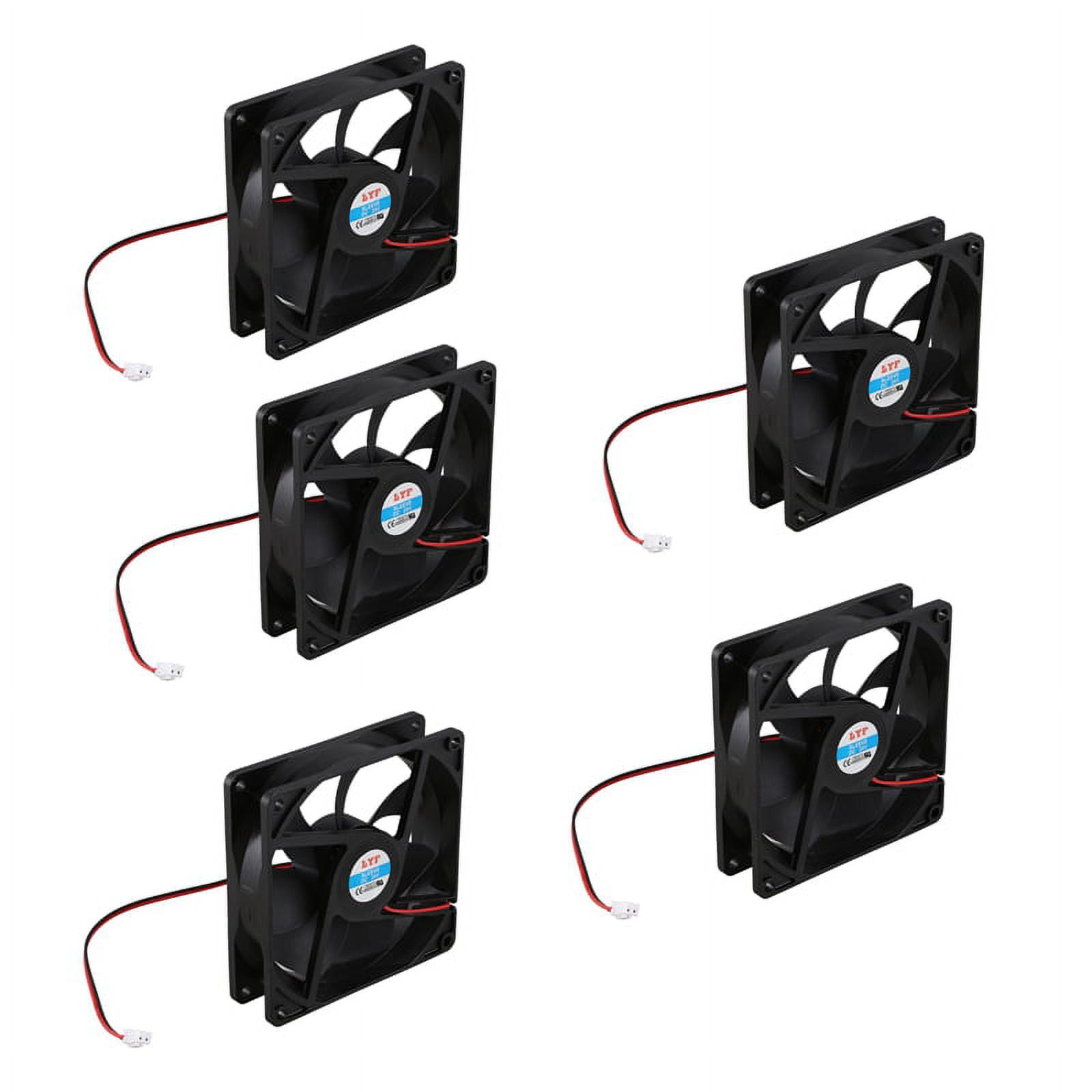 5Pcs 92mm x 25mm 24V 2Pin Sleeve Bearing Cooling Fan for PC Case CPU ...