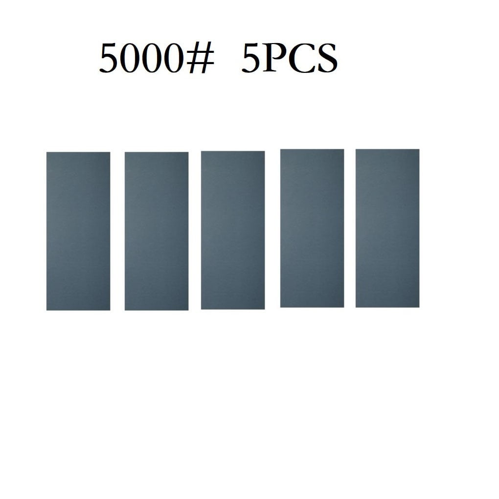 5Pcs 9X3.6Inch Wet/Dry Sandpaper Sheets 2000-7000 Grit for Wood Metal ...