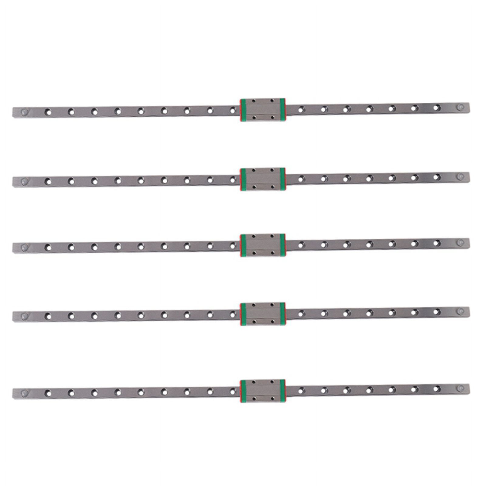 5Pcs 9mm Linear Guide Miniature Rail MGN9 400mm Linear Rail and 5 Pcs ...