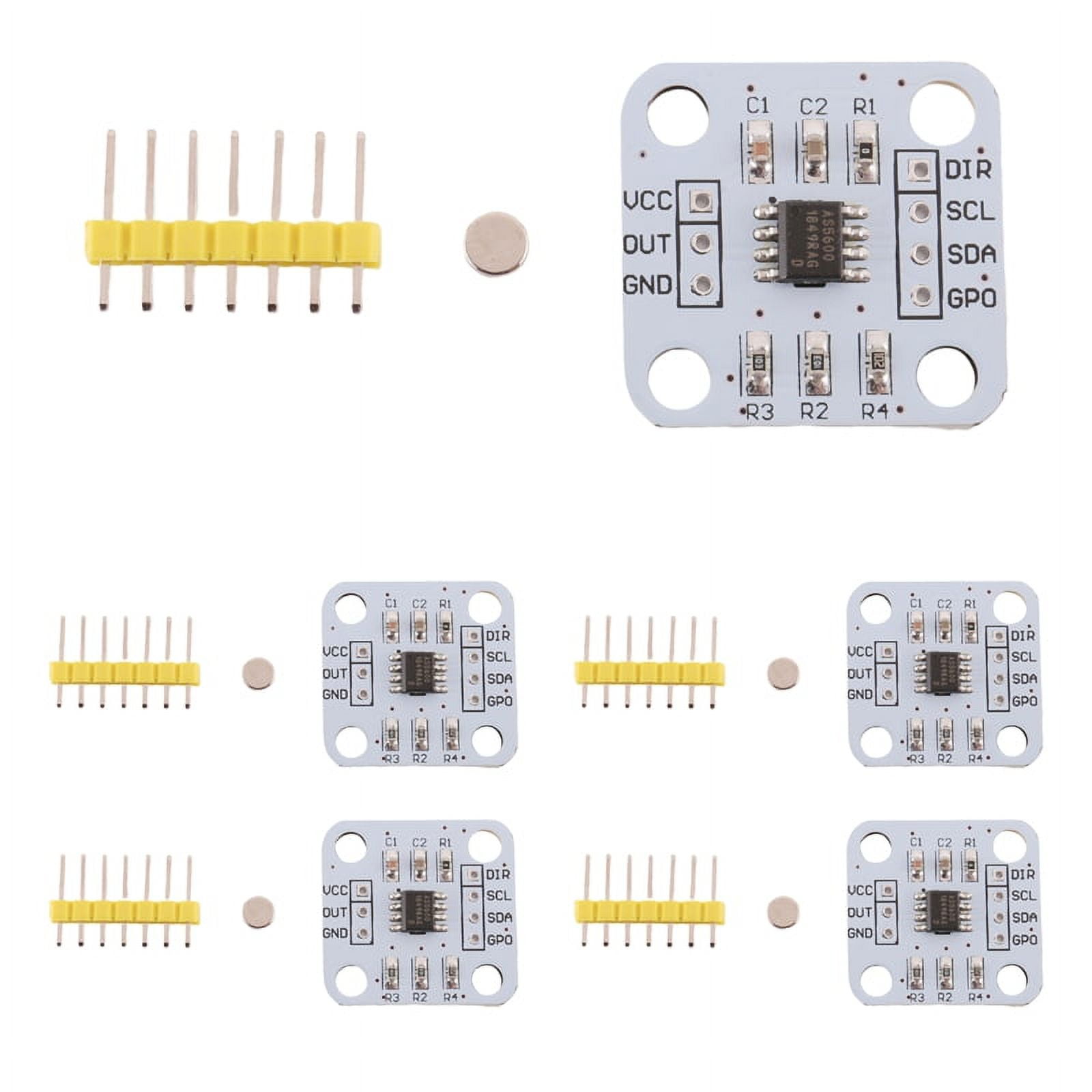 5pcs As5600 Magnetic Encoder Magnetic Induction Angle Measurement