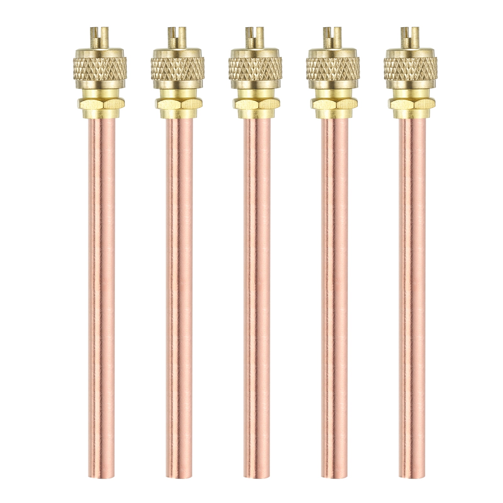 5Pcs Access Service Valves, 1/4" OD x 4.06" Length Filling Access ...