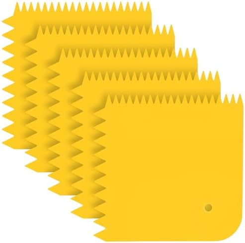 5Pcs Adhesive Spreader Plastic Trowel Notched Glue Spreader 1/4" 15/32 ...