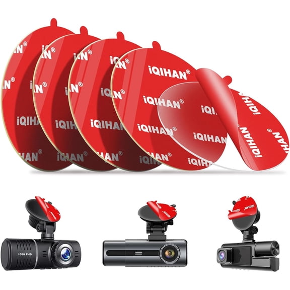 Dash Cam Mounting Accessories and Adhesive Films for Vehicles