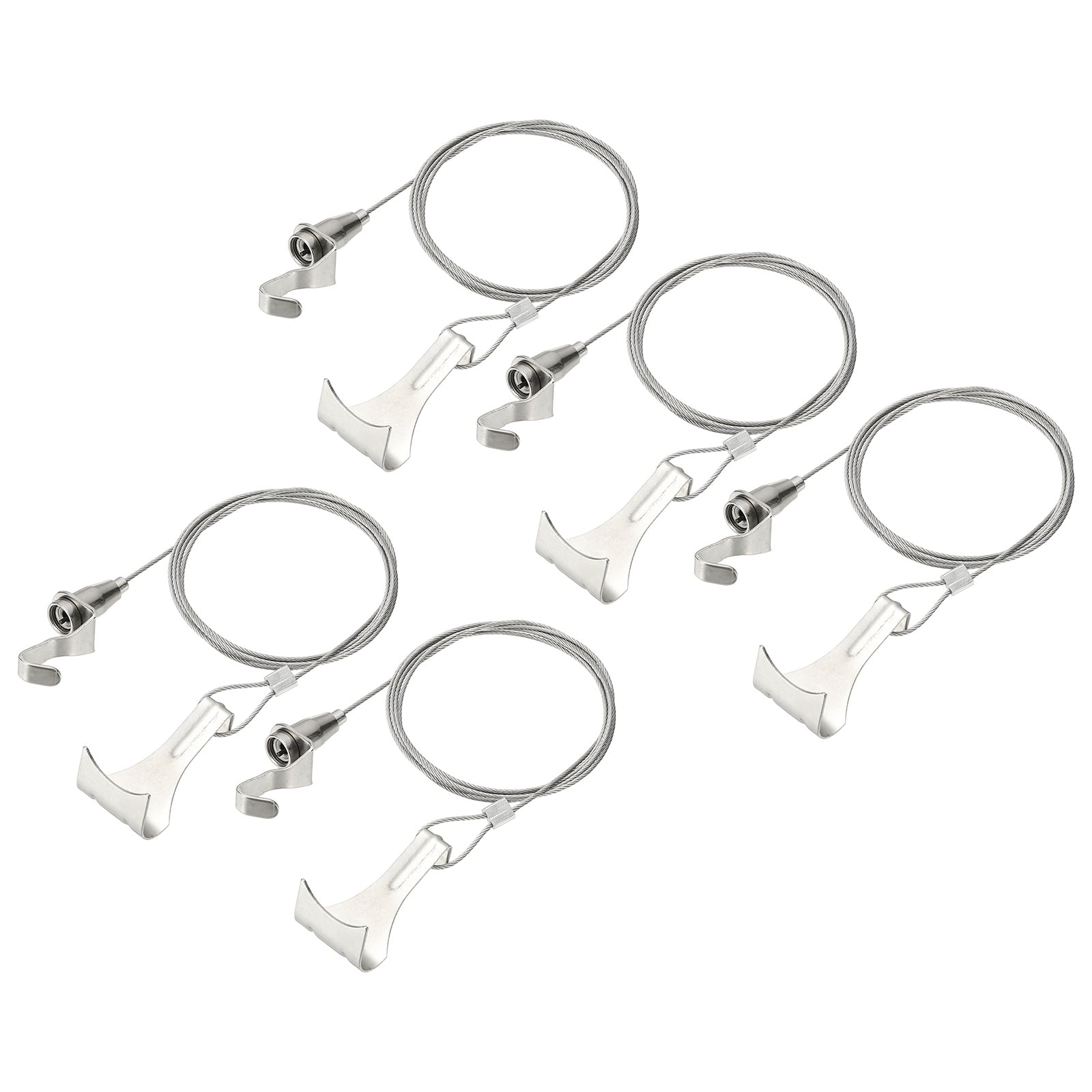 5Pcs Adjustable Picture Hanging Wire Kit 1.5m x 1.5mm Hanging Rope with ...