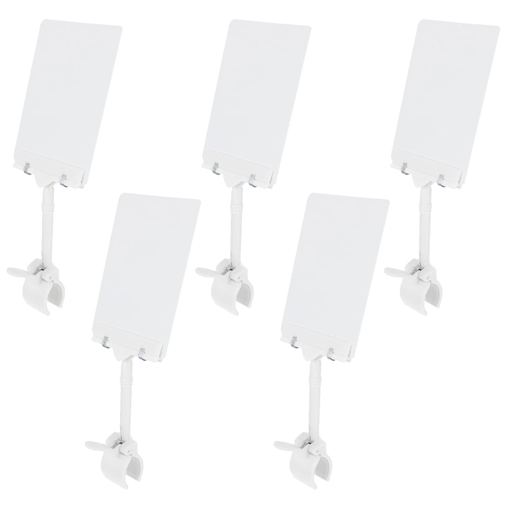 5Pcs Adjustable Sign Holder Supermarket Sign Display Holder Goods Shelf ...