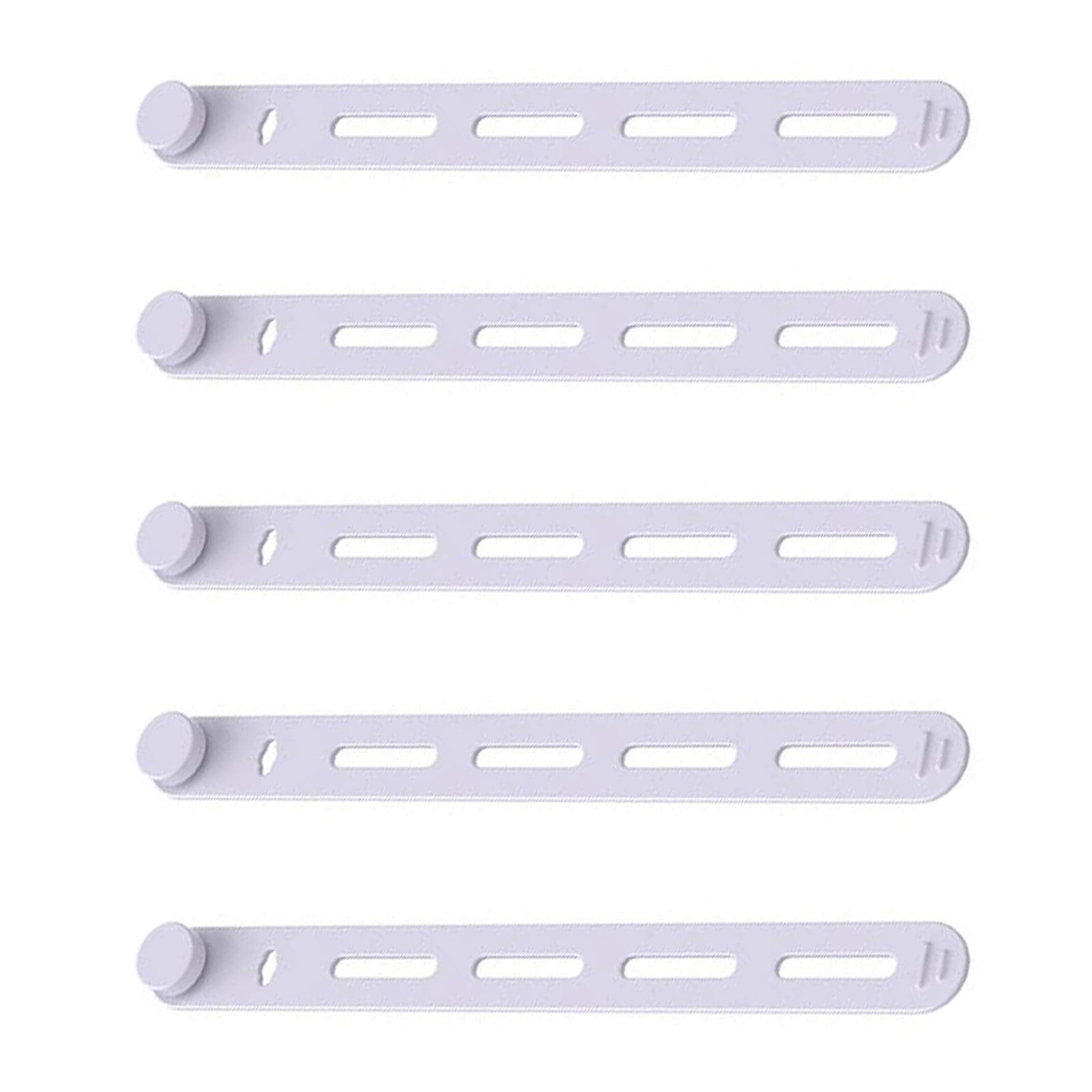 5Pcs Adjustable Silicone Cable Organizers Ties Reusable Wire Storage ...