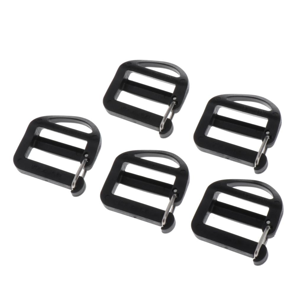 5Pcs Adjustable Slider Backpack Straps Fastener Webbing Buckles ...