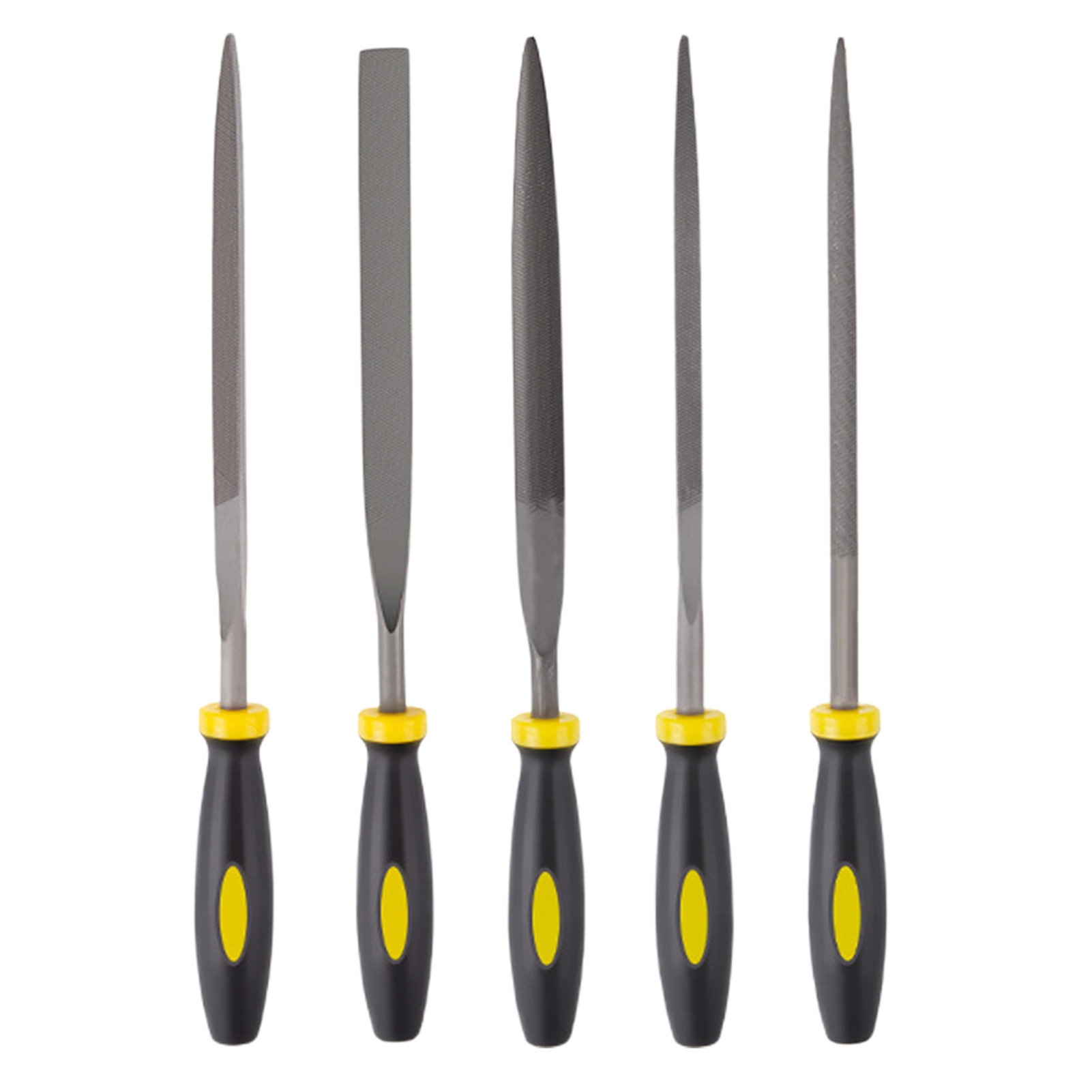 5Pcs Alloy Steel File Set Precision Round Half-Round Flat Square ...