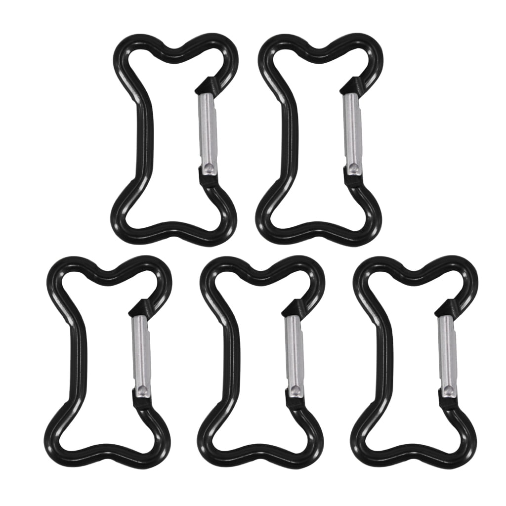 5Pcs Aluminum Alloy Bone Shape Spring Clasps Snapping Hook Clip ...