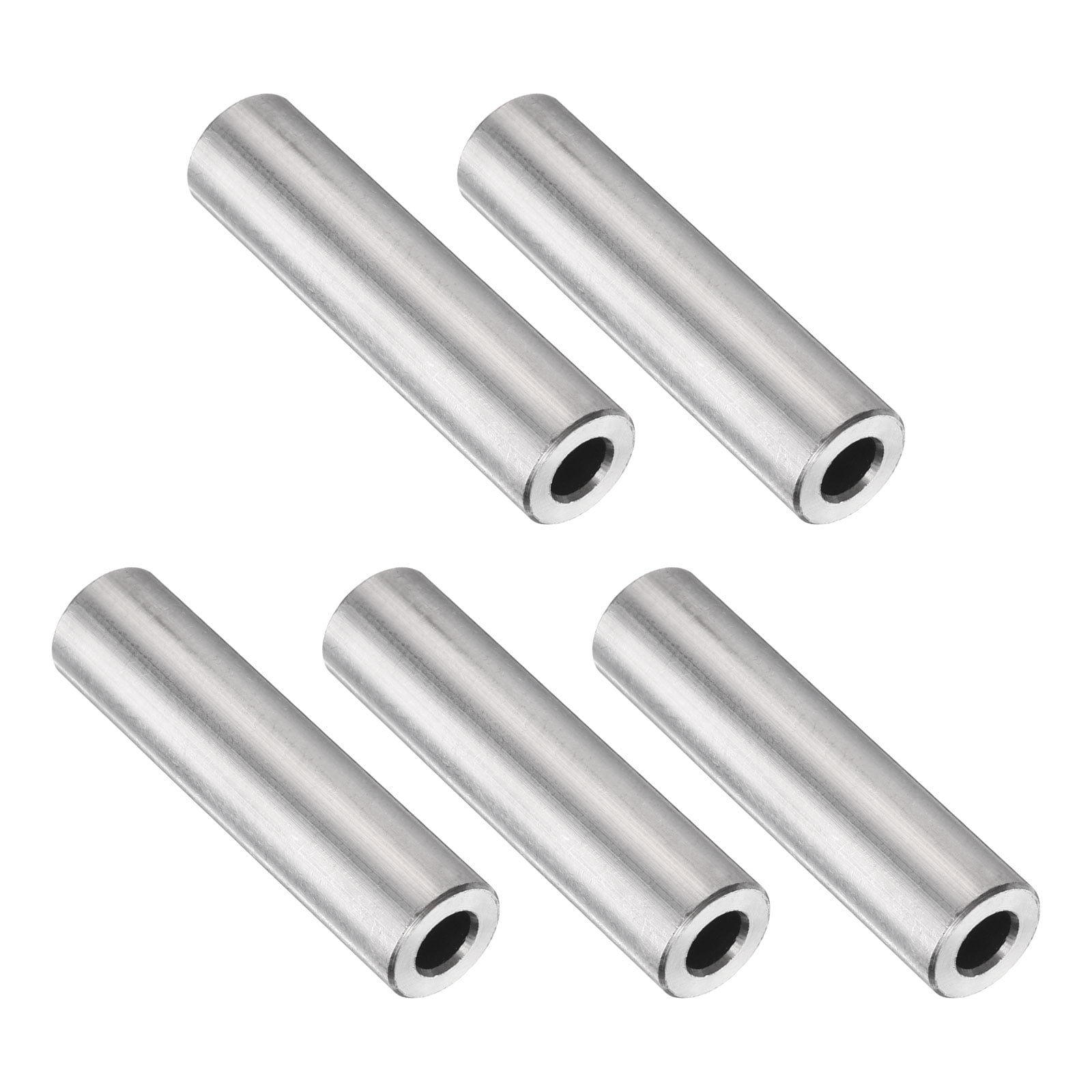 5Pcs Aluminum Spacer 1/2" OD x 1/4" ID x 2" Length Screw Standoff ...