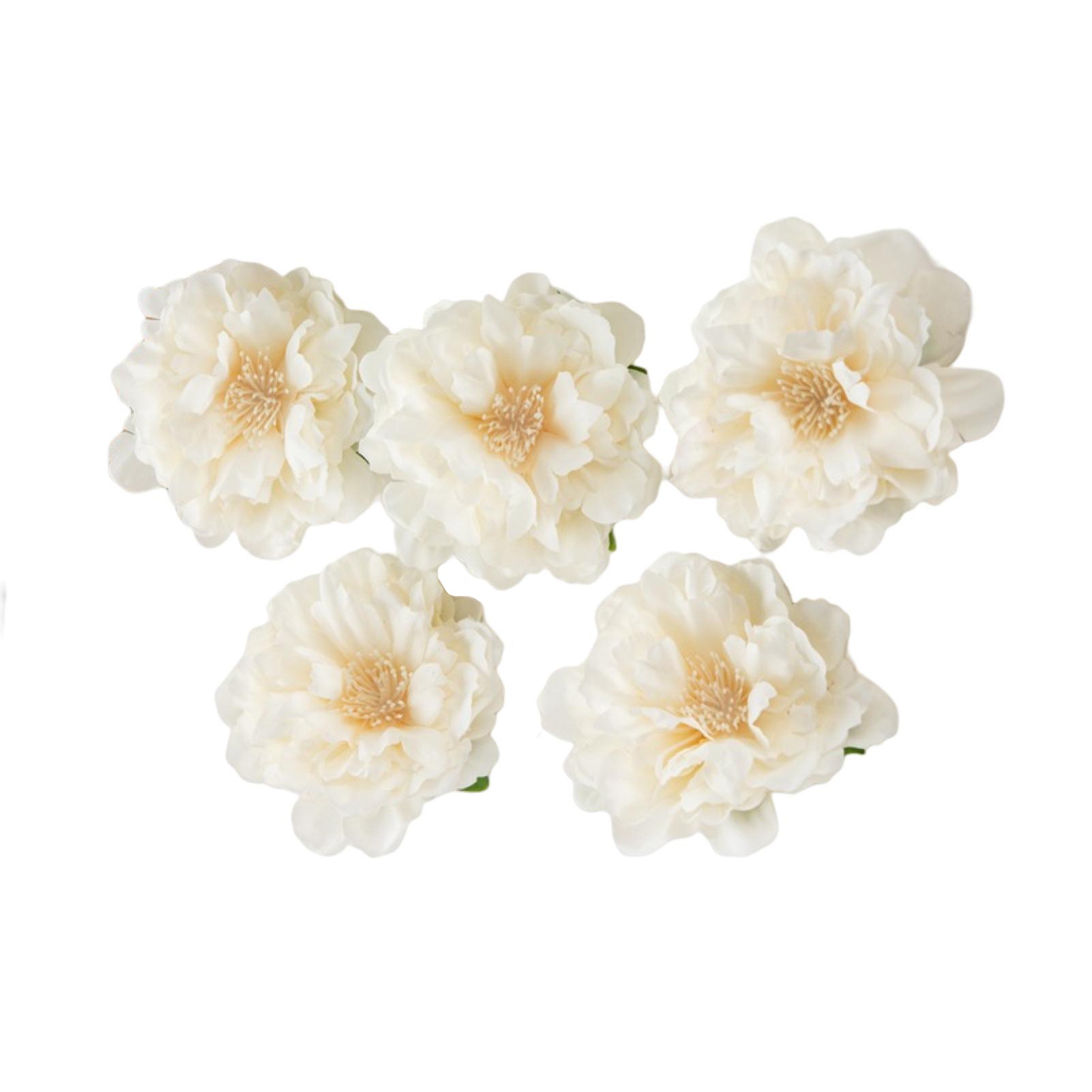 5Pcs Artificial Flower Realistic Non-withering Green Leaves DIY Photo ...