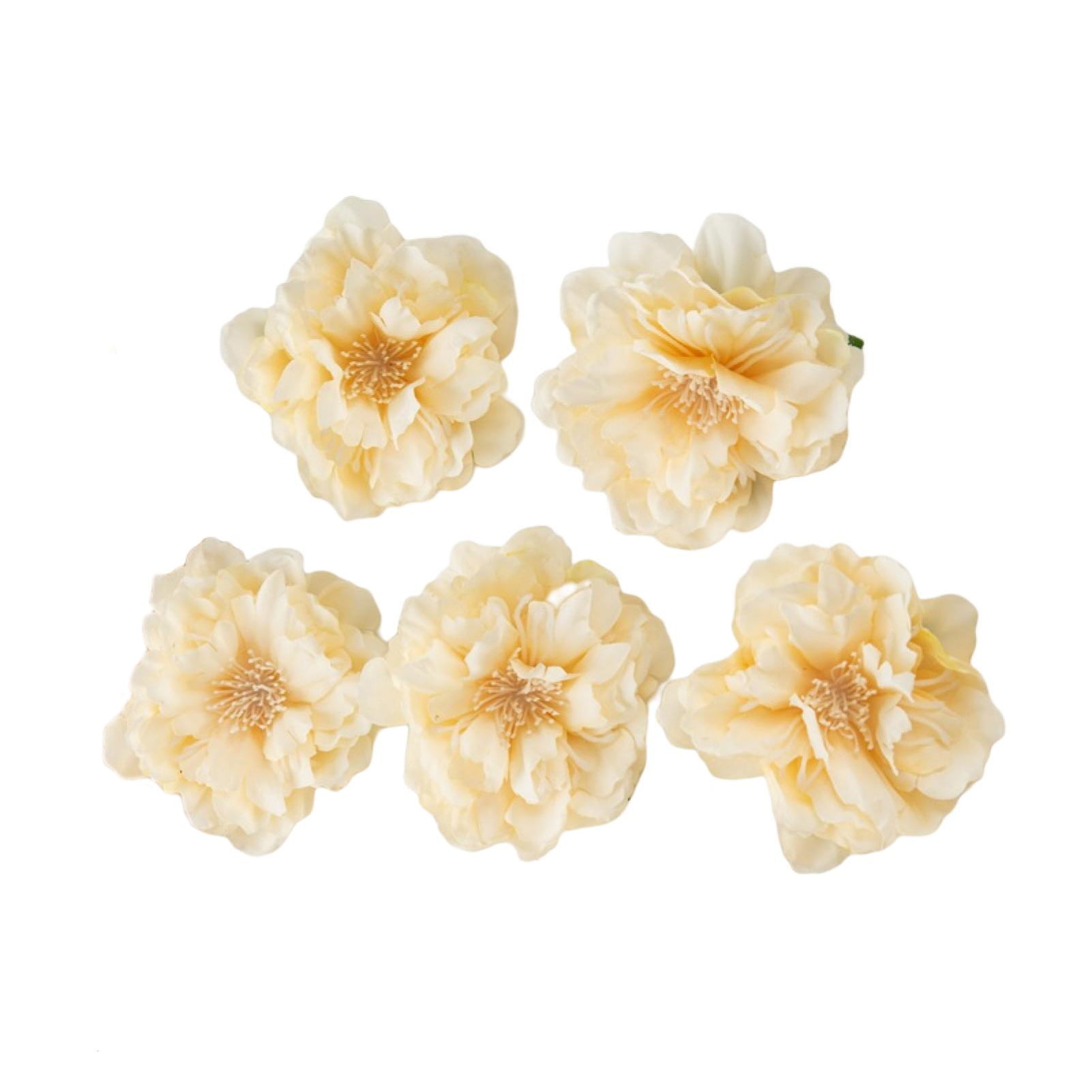 5Pcs Artificial Flower Realistic Non-withering Green Leaves DIY Photo ...