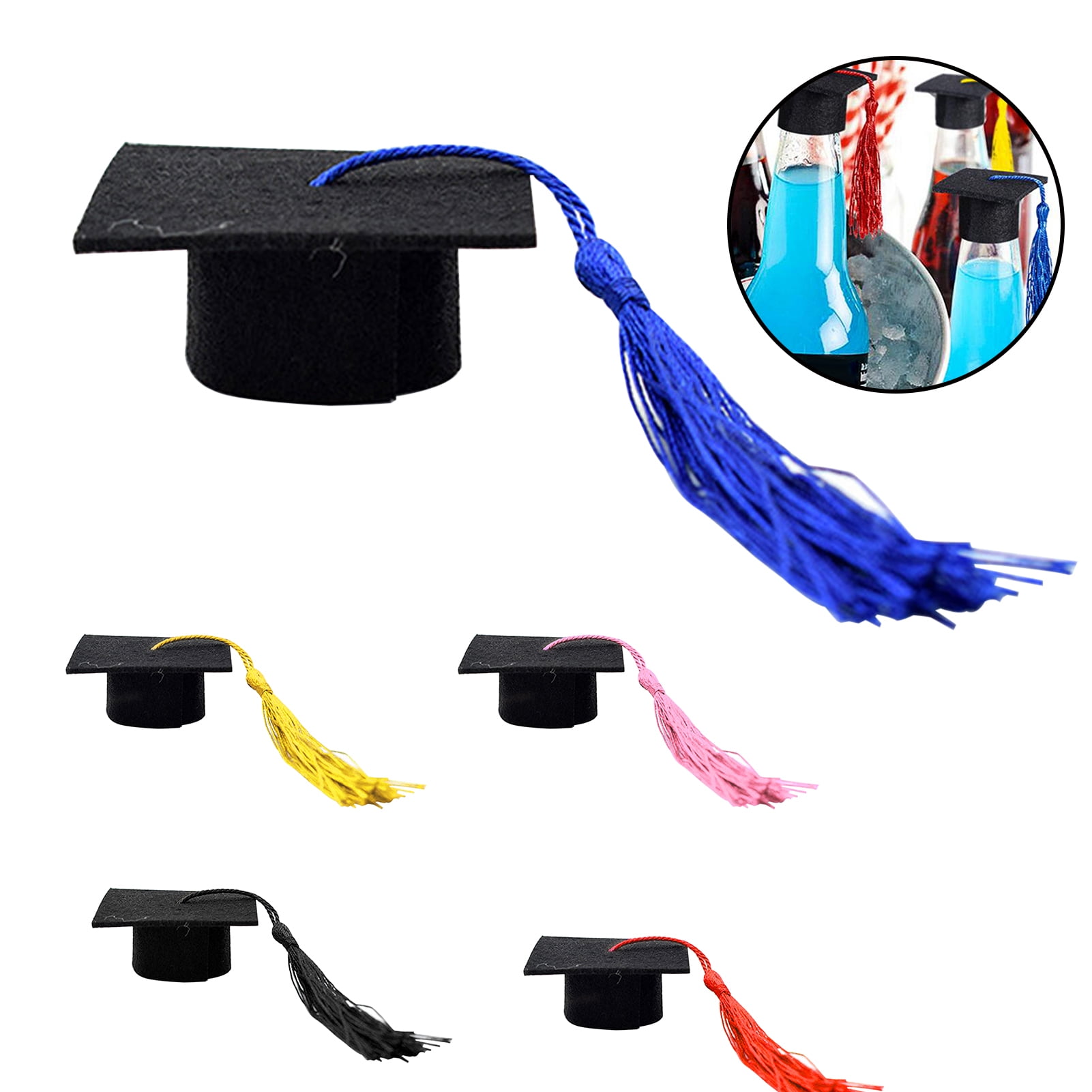 5Pcs Bachelor Hat Decor Unique Shape Wide Application Non Woven Fabric ...