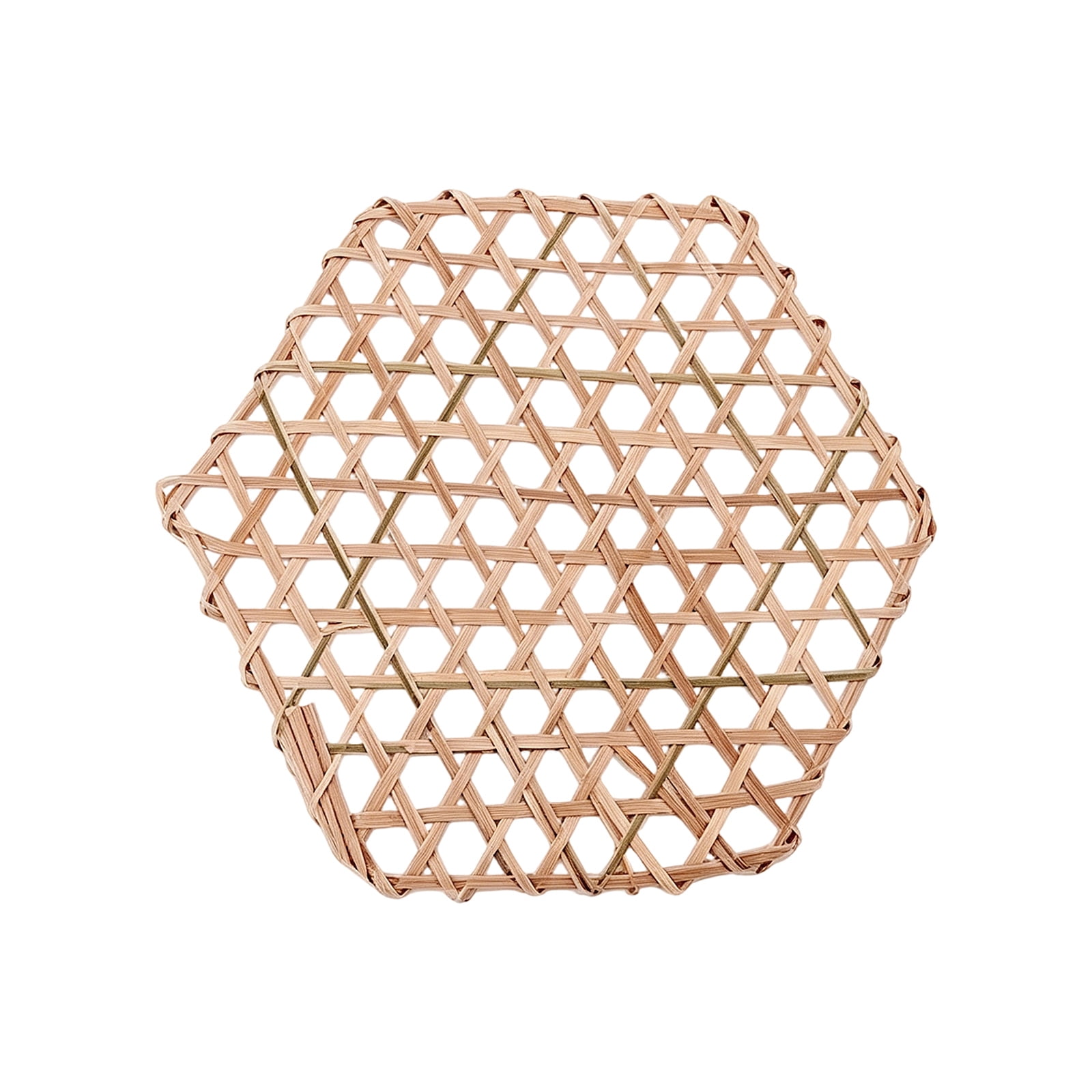 5Pcs Bamboo Food Liner - Hexagon Hand Weaving Non Stick Steamer Liner ...