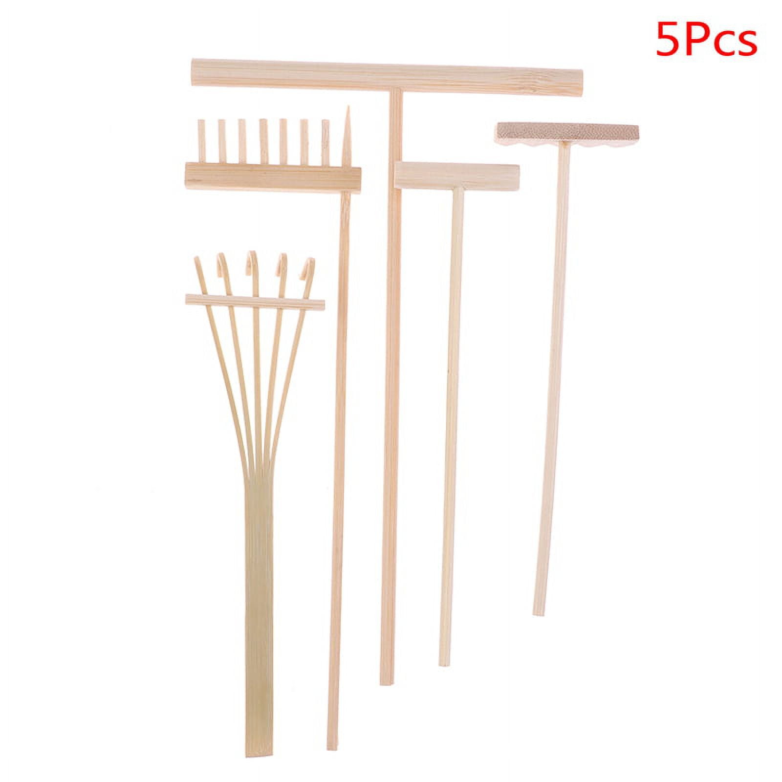 5Pcs Bamboo Zen Garden Rake Meditation Tools Home Decor Relaxation ...