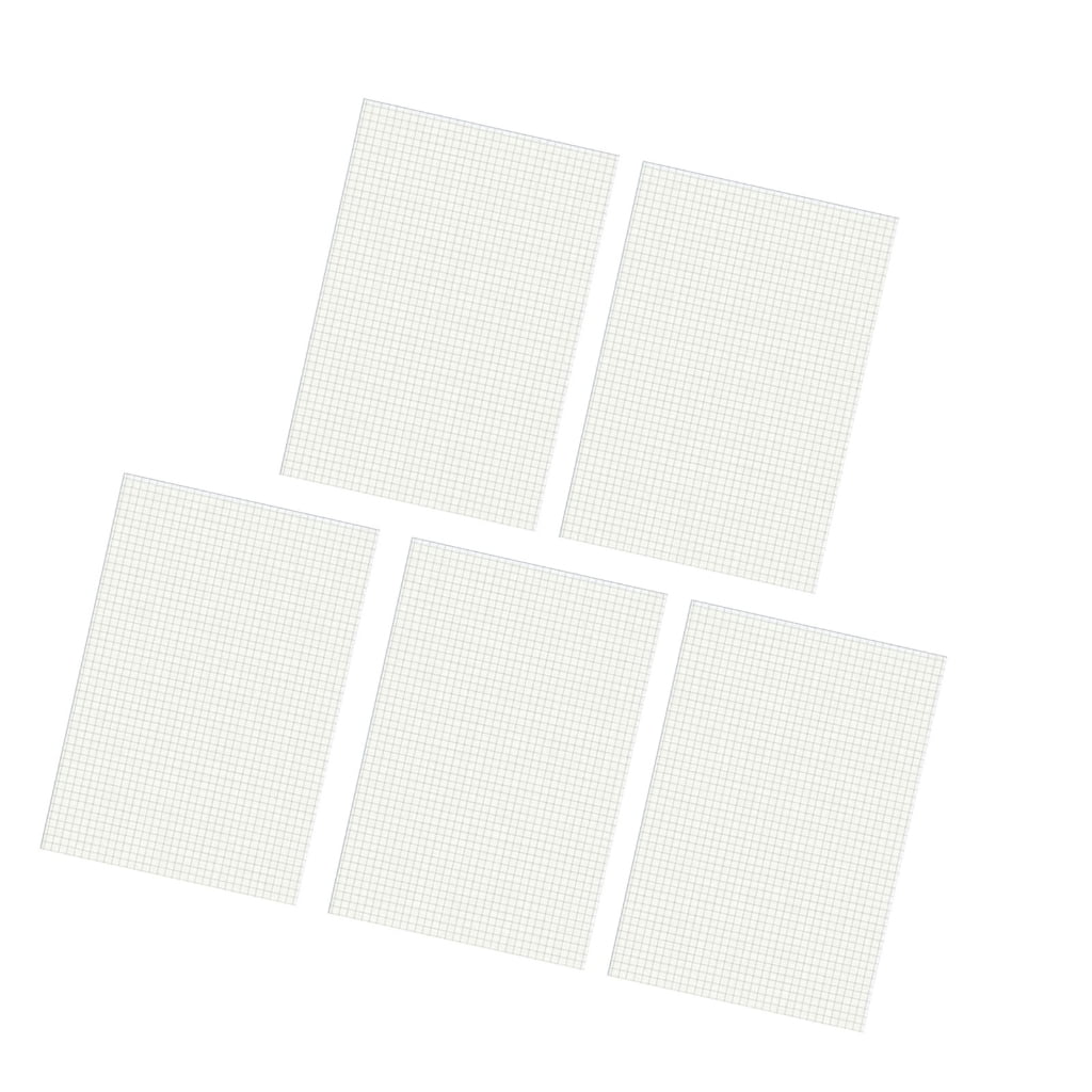 5Pcs Basic Notebook 60 Pages Unlined/Dotted/Gridde/Lined Thread Binding ...