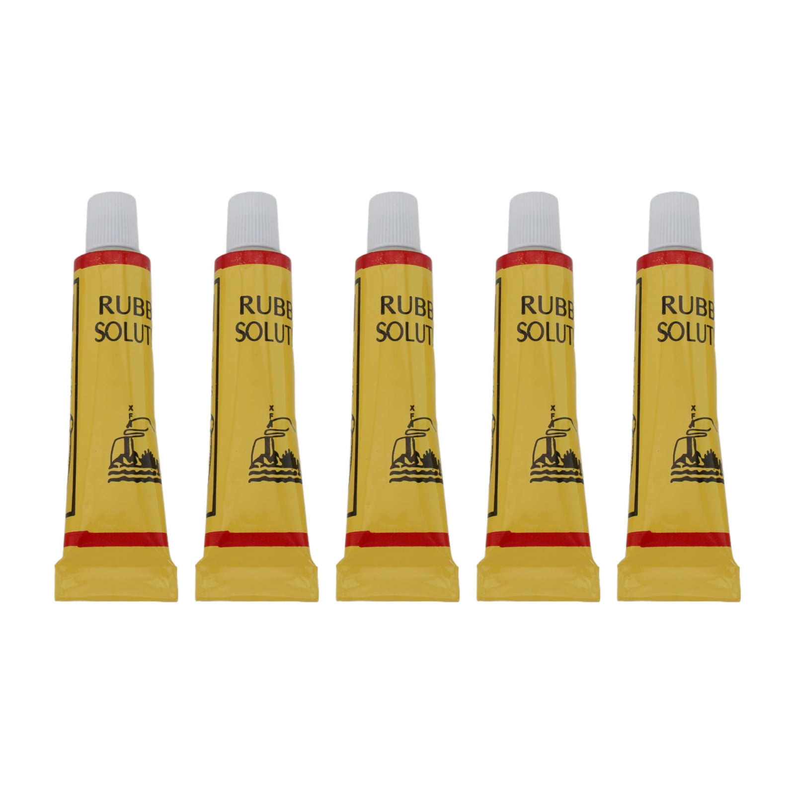5Pcs Bicycle Motorcycle Tire Tube Patching Glue Cement Adhesive ...