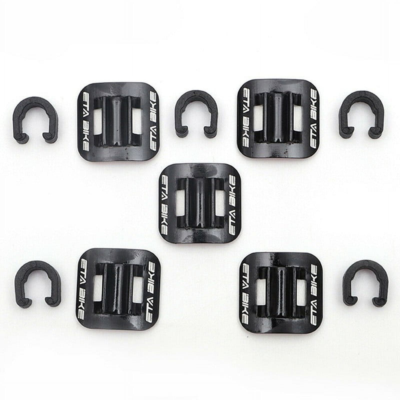 5Pcs Bike Brake Cable Bicycle Line Guide Tubing Fixed Clamp C Shape ...