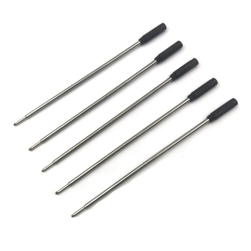 5Pcs Black Ballpoint Pen Refills Parker Or Cross Compatible Ink Refills ...
