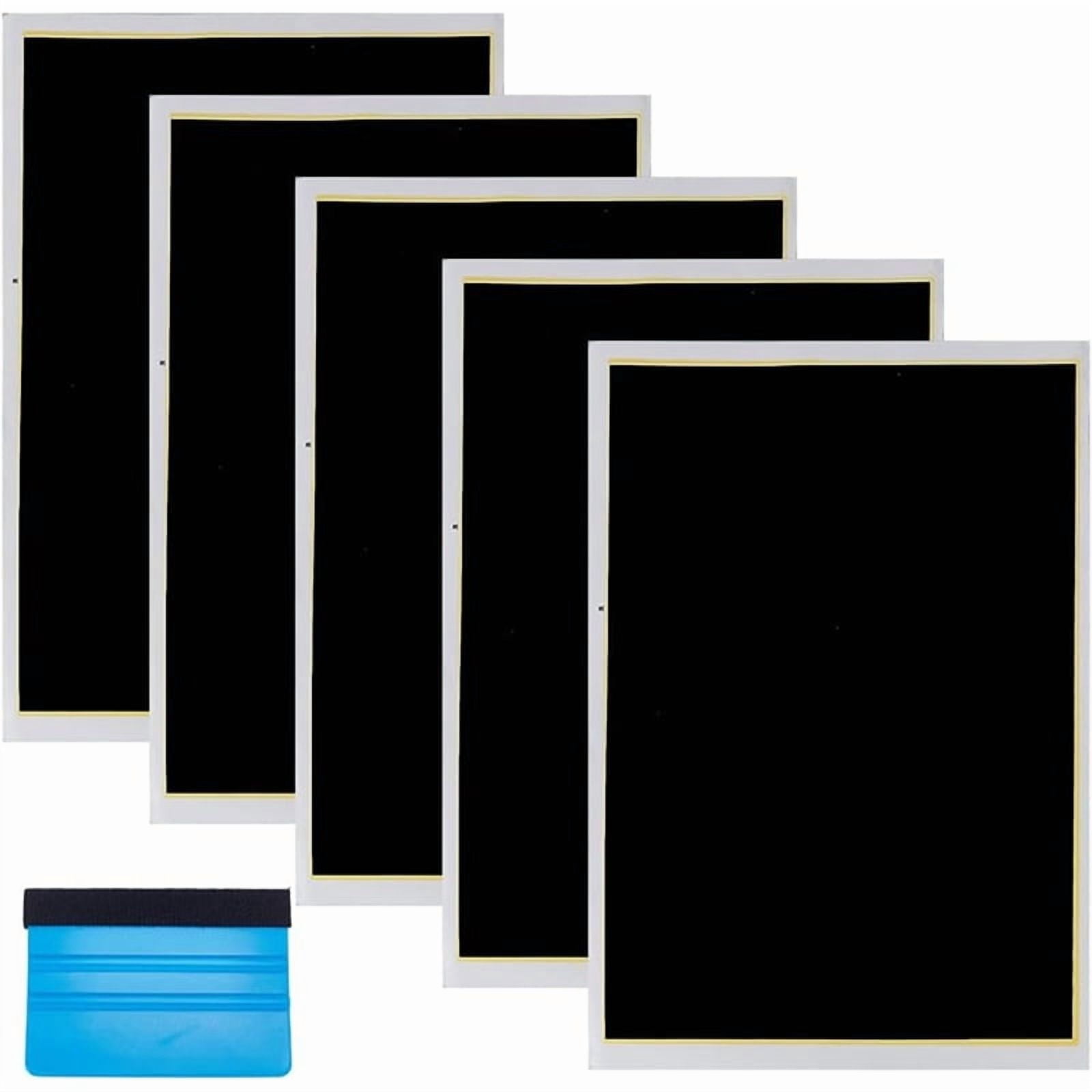 5Pcs Black Engraving Marking Paper with 1Pc Scraper Engraving Test ...