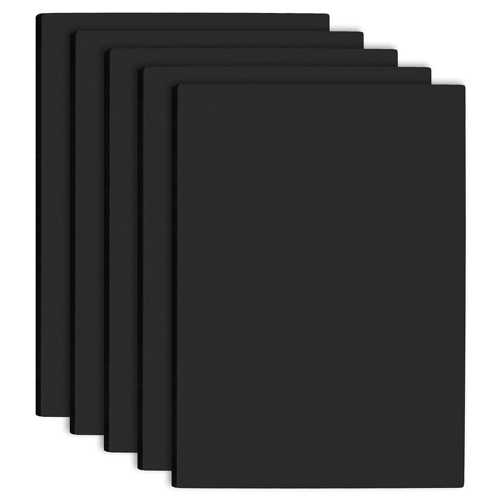 5Pcs Black PVC Foam Board 12x8.3 Inch Rectangle Expanded PVC Sheet ...