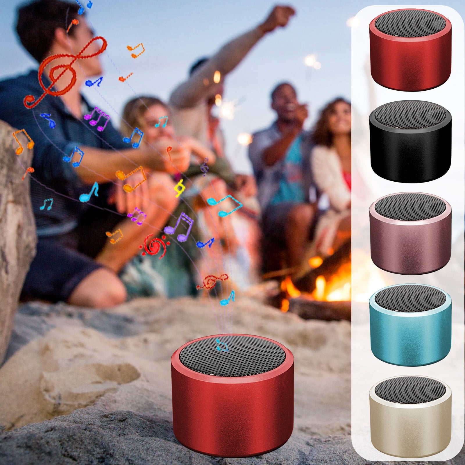 5Pcs Bluetooth Speaker under $5! Yannianjz Bluetooth Speaker, Creative ...
