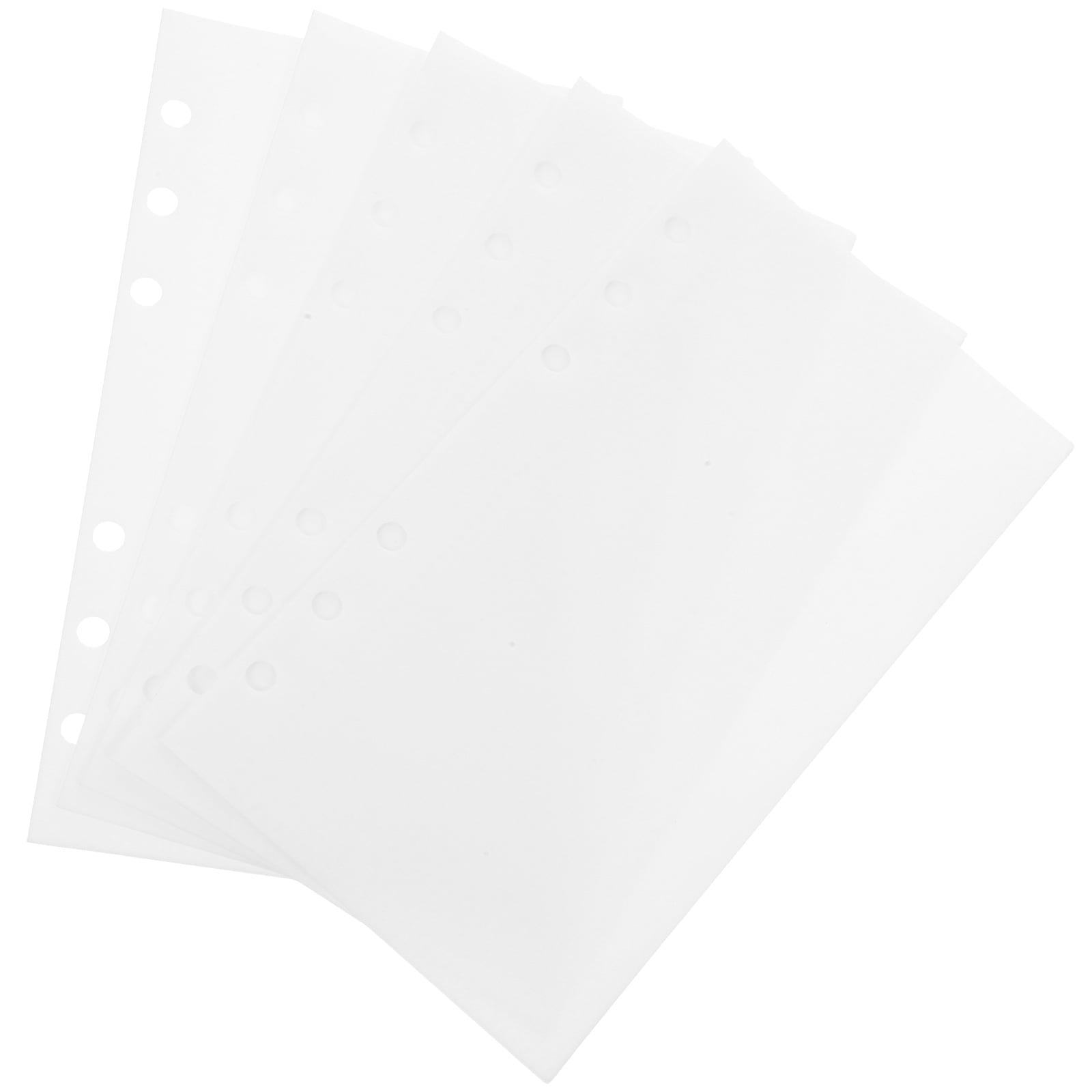 Raindrops White Budget Binder Insert 5Pack PP For Office Use - Walmart.com