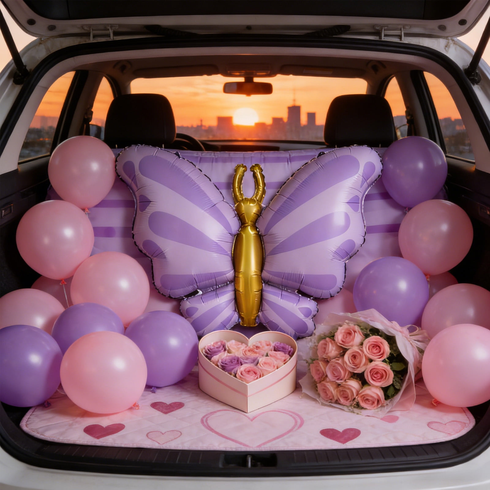 5Pcs Butterfly Balloon Party Decorations! Cagogo Spring Festival ...