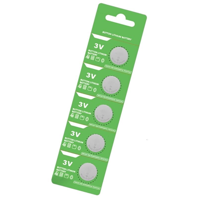 5Pcs CR2032 Button Cell Battery 3V for Car Remote Control Extended ...