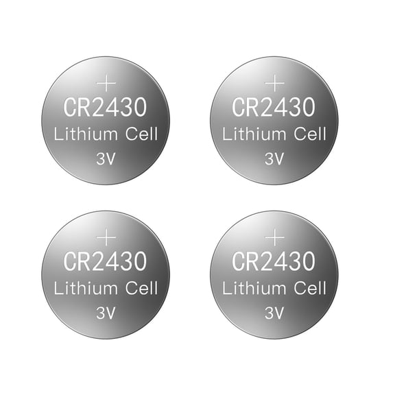 5Pcs CR2430 3V Lithium Battery Button Cell Coin Battery 3V Watch ...