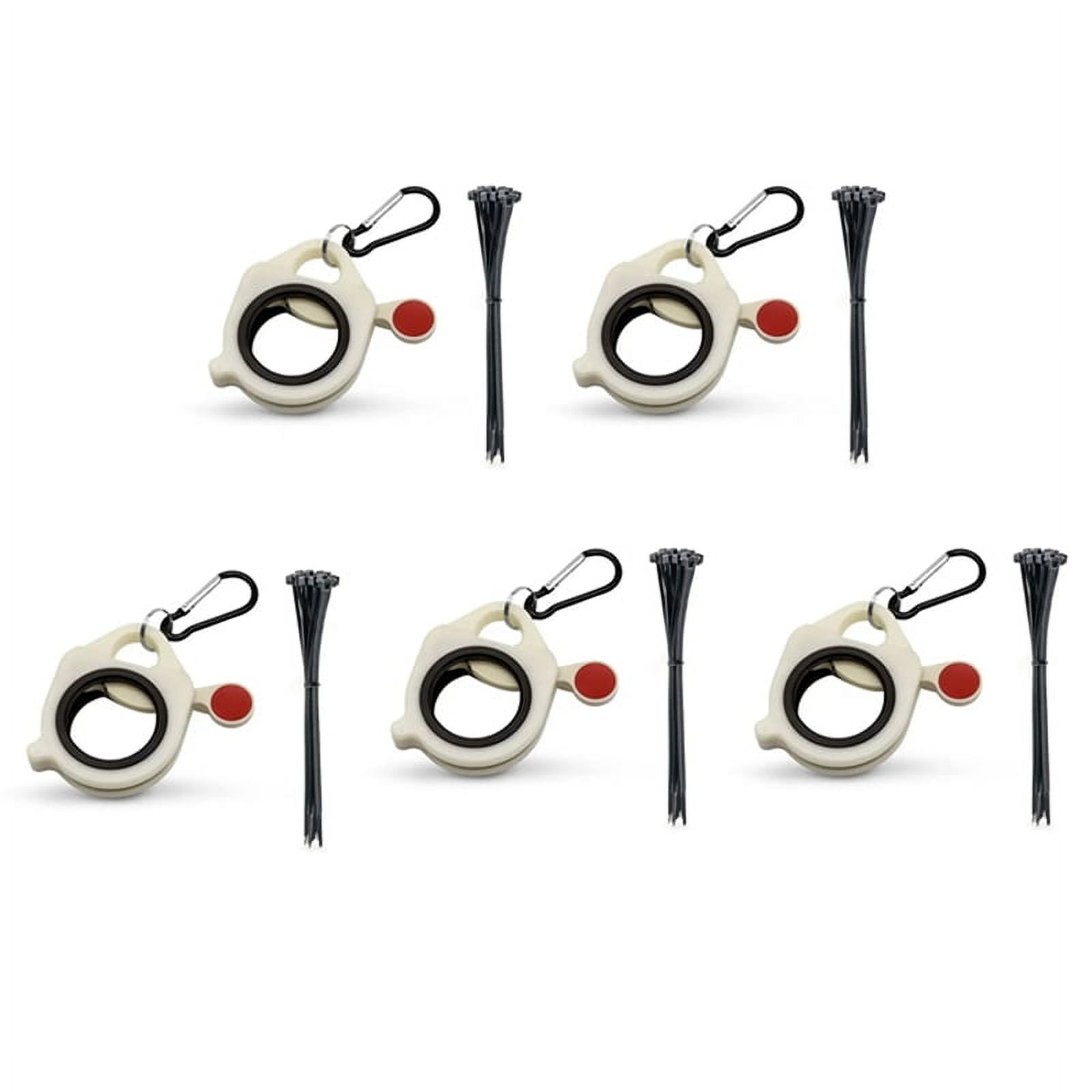 5Pcs Cable Tie Organizer, Tool Belt Tie Holder for 4/8/12/18 Inch Zip ...