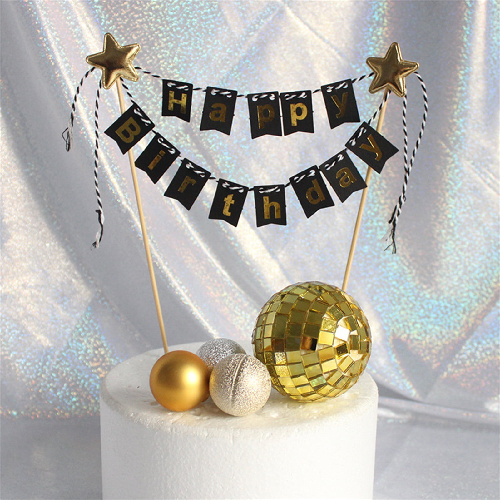 5Pcs Cake Inserts Decor Eye-catching Creative Lovely Patterns Cake ...