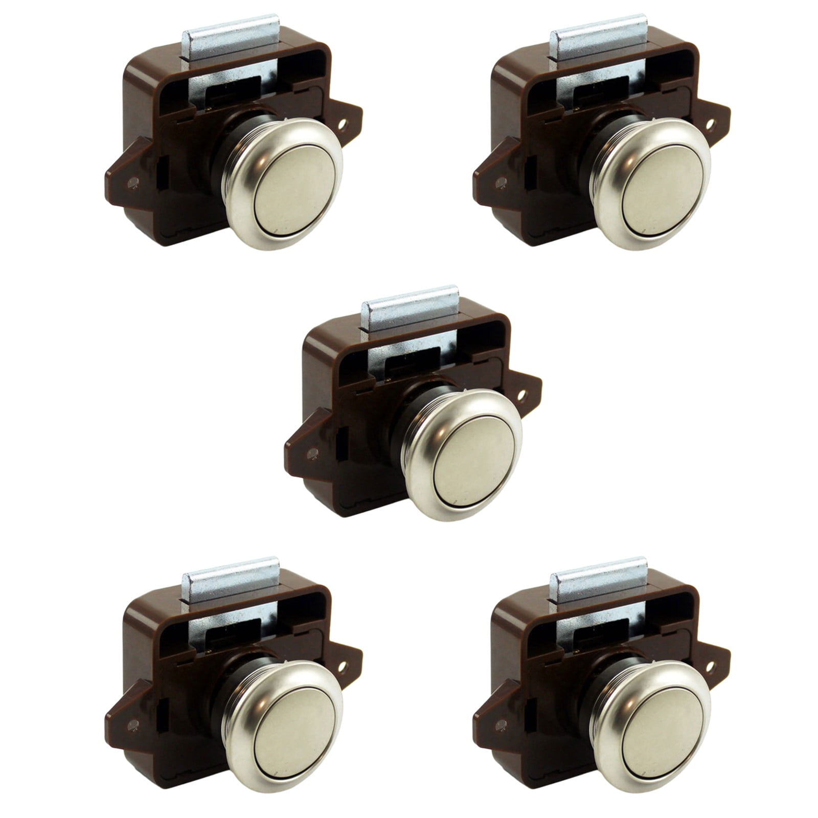 5Pcs Camper Car Push Lock Rv Caravan Boat Motor Home Cabinet Drawer ...