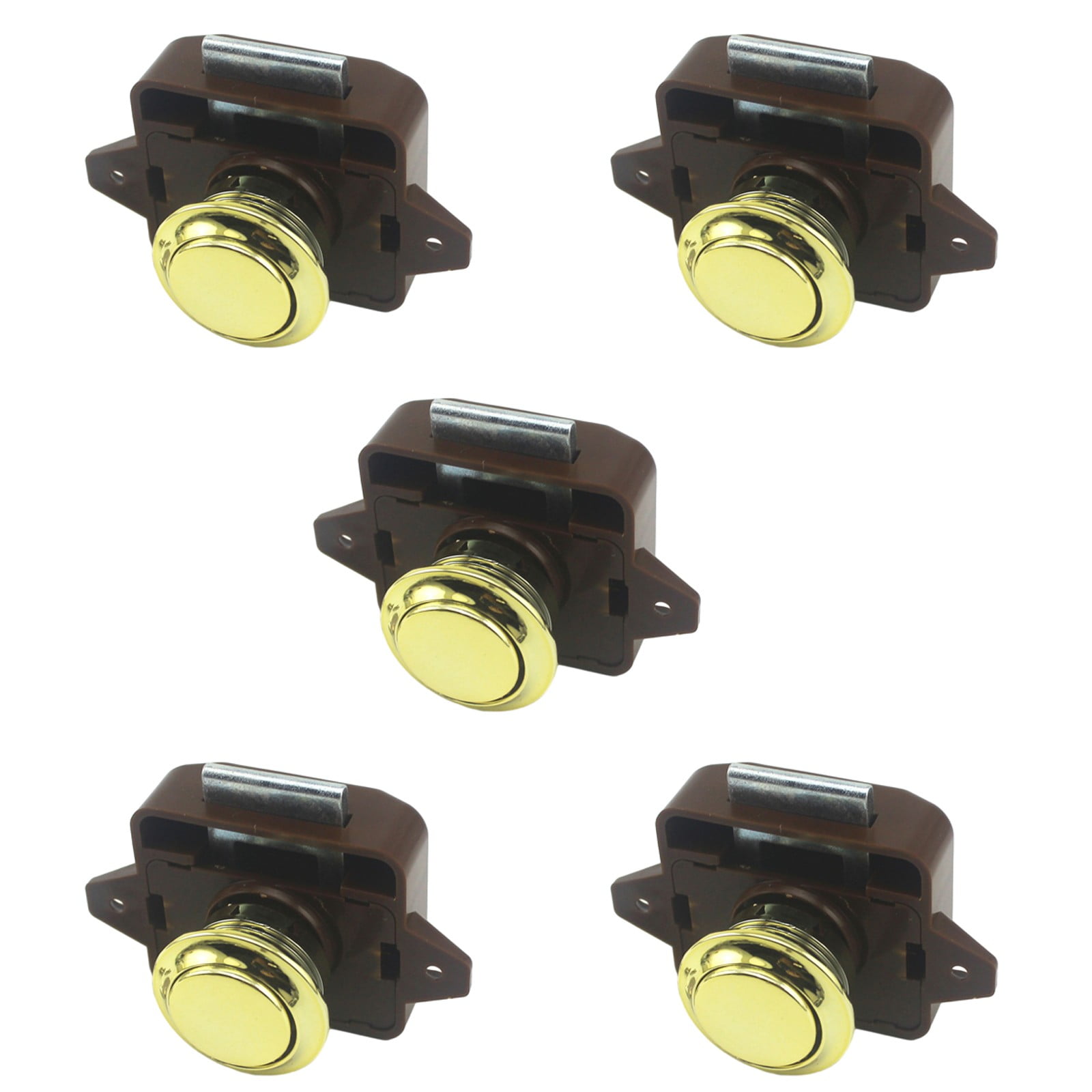 5Pcs Camper Caravan Boat Motor Home Cabinet Push Latch Locks with ...