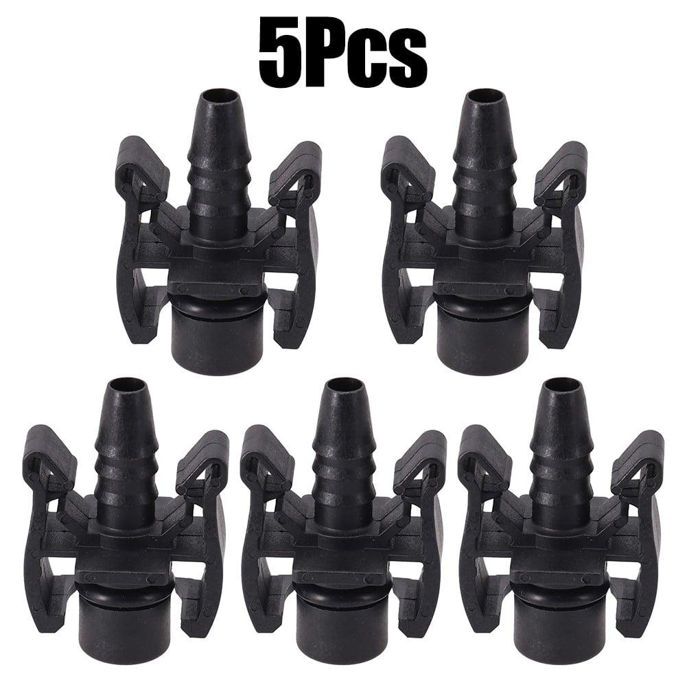 5Pcs Car Expansion Water Tank Water Hose Straight Connect Connector ...