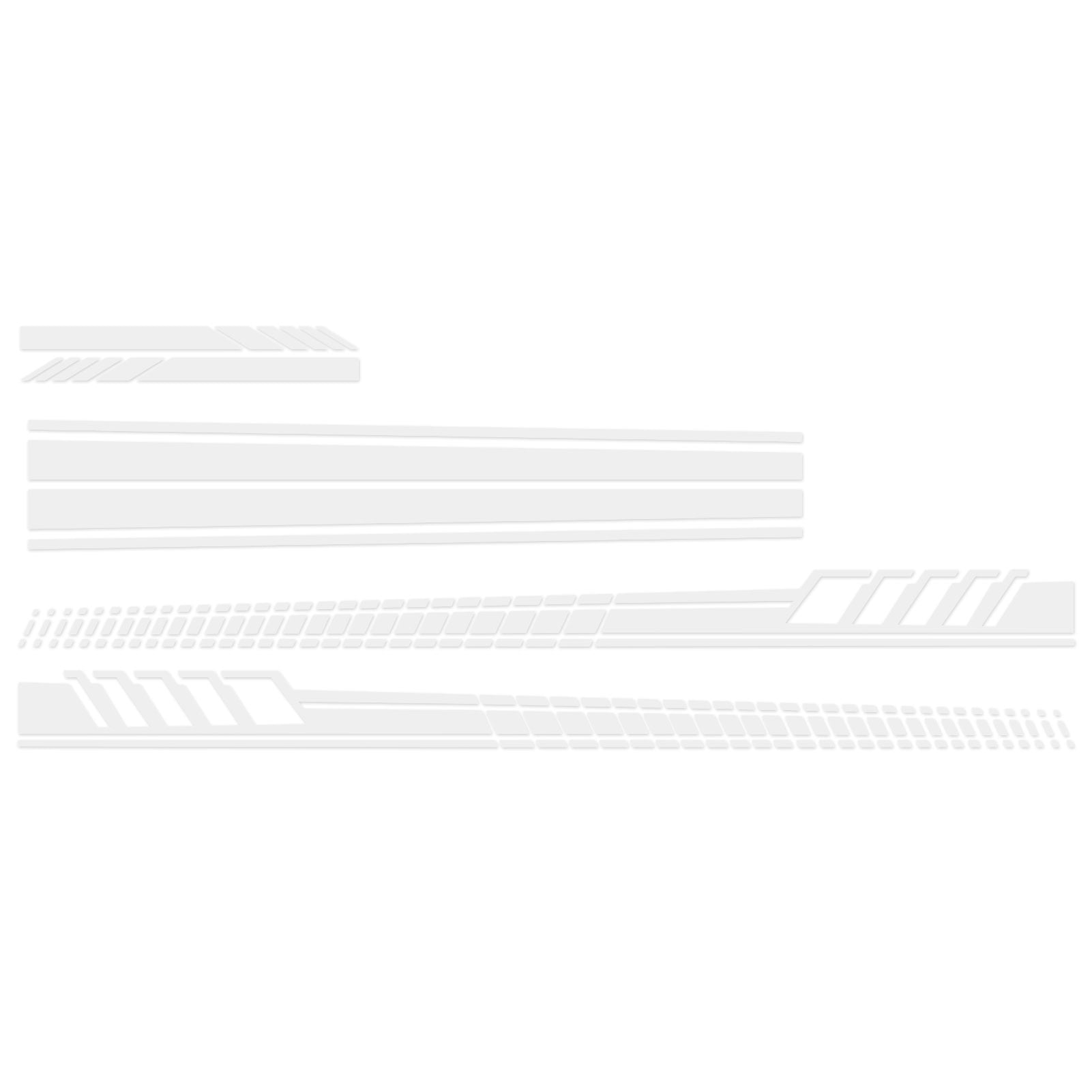 5Pcs Car Stickers Body Sticker Decals Stripes Car Side Door Body Hood ...